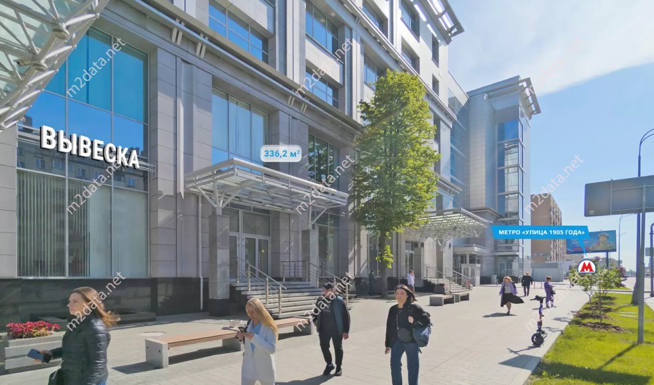 Аренда ПСН 336.2 м² в бизнес-центре Звенигородский, 1 этаж, цена 71 386 ...